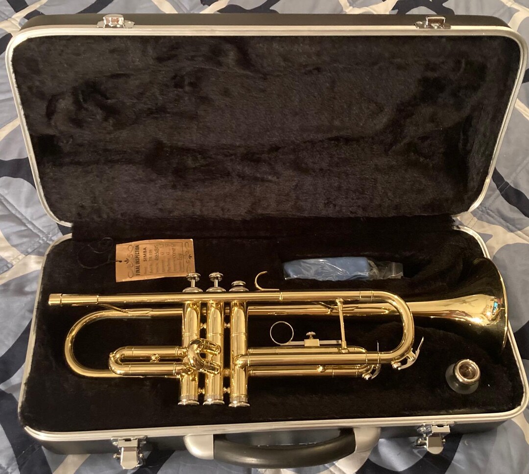 Vintage Musical Instrument, Trumpet, Simba, in Hard Case, Music, Notes ...