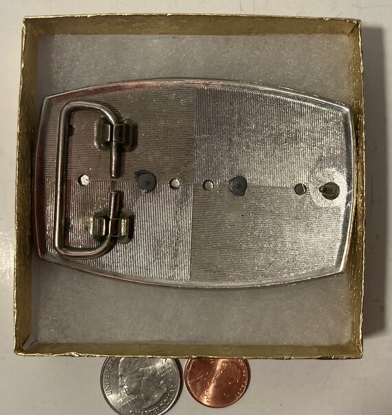 Vintage Metal Belt Buckle, Cow Wrestling, Rodeo, Cowb… - Gem