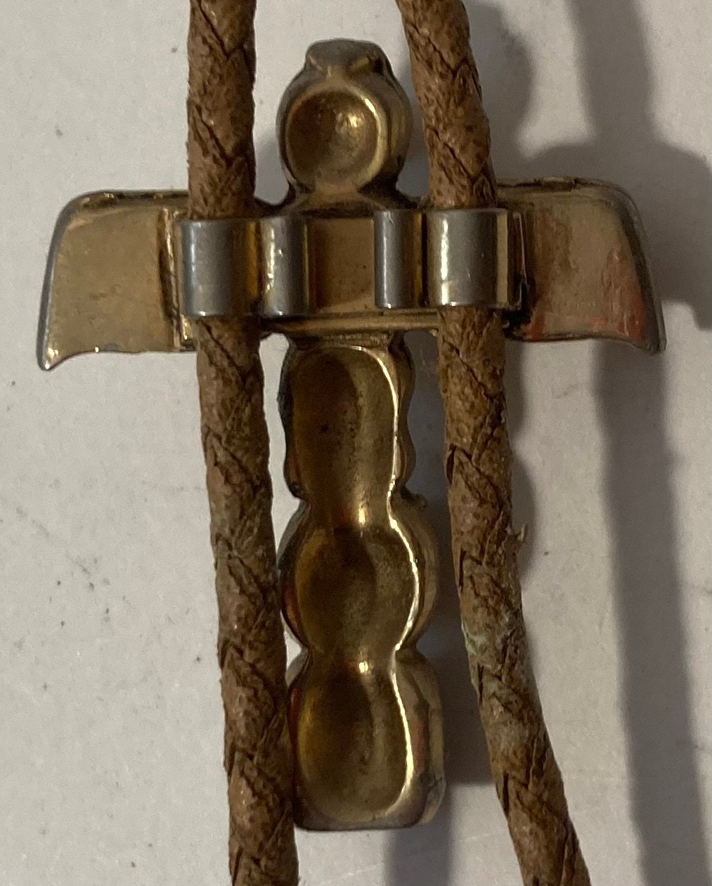 Vintage Metal Bolo Tie, Nice Native Pole Design, Native Design, Eagle ...