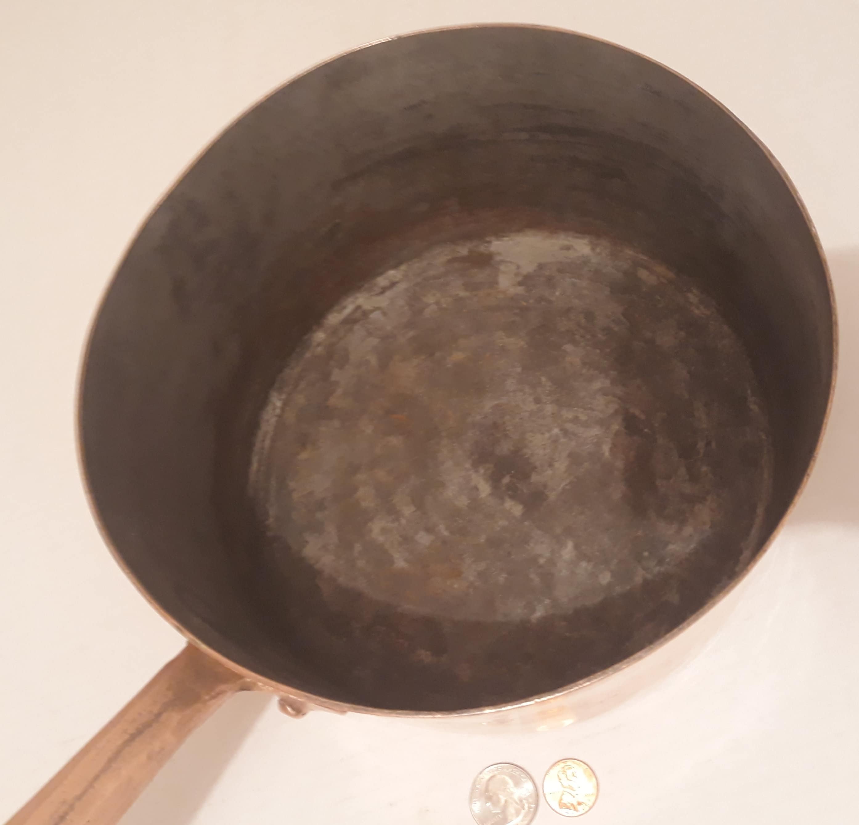Vintage Copper Pot, Hammered Metal, Super Heavy Duty & Quality, 18 ...