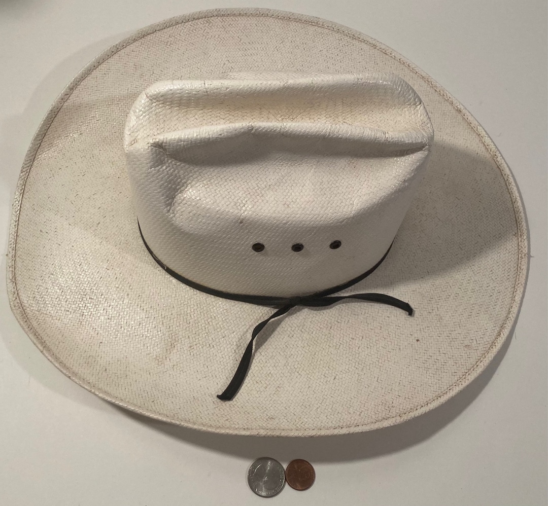 Vintage Cowboy Hat, White, Lone Star Hats, Size 7, Nice, Quality ...