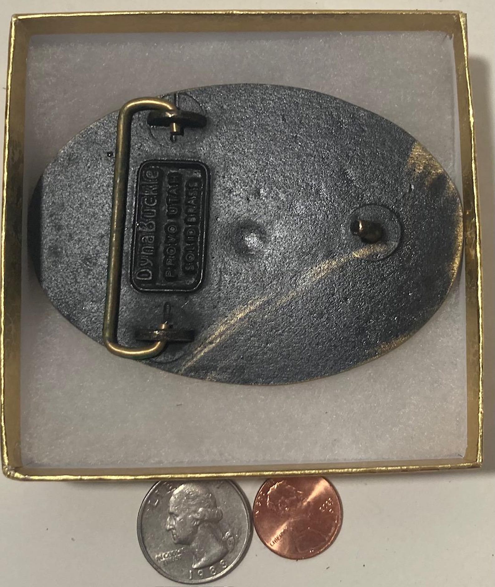 Vintage Metal Belt Buckle, Brass, SS Marine, Orem, Utah, Boats ...