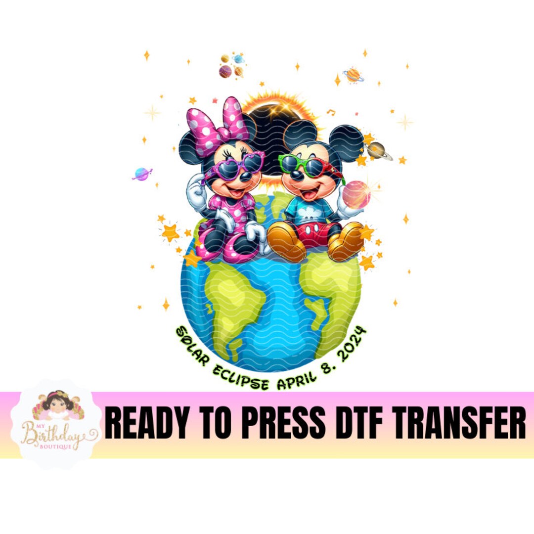 Solar Eclipse DTF Transfers Ready to Press, Solar Eclipse 2024 Direct to Film Transfer,dtf ...