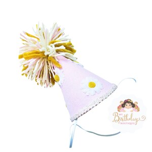 Daisy Party Hat, Daisy Birthday Hat, Boho Party Hat, Party Girl Hat ...