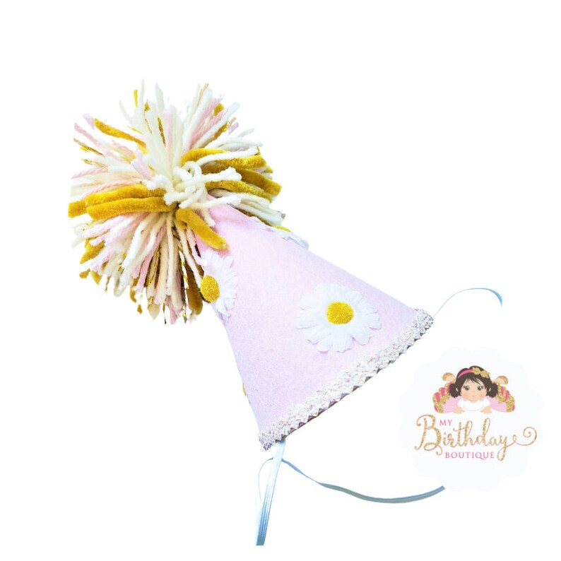 Daisy Party Hat Daisy Birthday Hat Boho Party Hat Party - Etsy