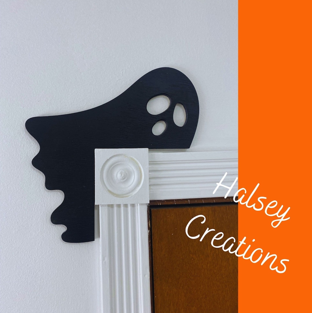Ghost Door Corner, Hanging Ghost, Halloween Door Corner, Halloween Gift ...