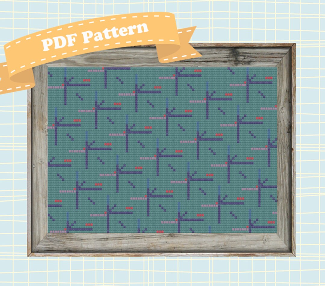 PDX Carpet Cross-stitch Pattern - Etsy