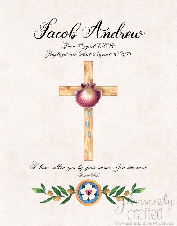 Lutheran Baptism Symbols