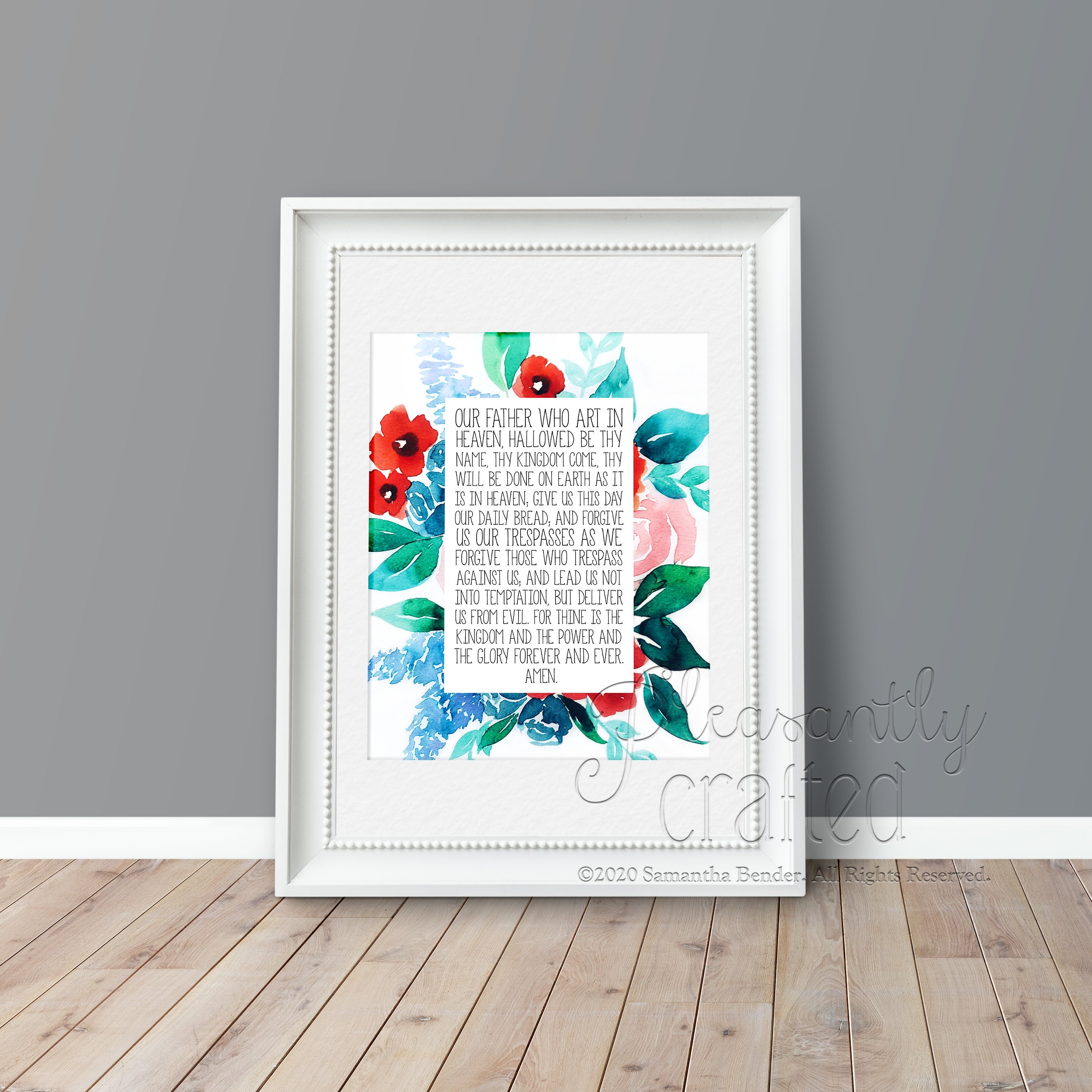 The Lord's Prayer LCMS Lord's Prayer PRINT Lutheran Gift - Etsy Ireland