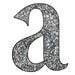 Silver Glitter Letters - Etsy