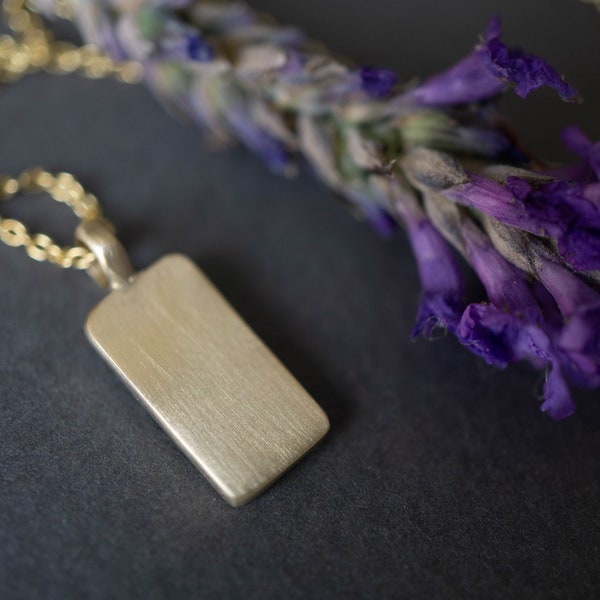Rectangle Pendant - Etsy