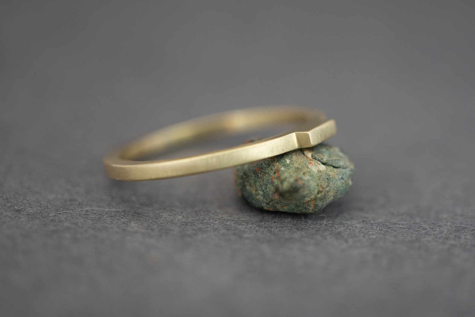 Geometric Solid Gold Ring Solid Gold Ring for Women Solid - Etsy