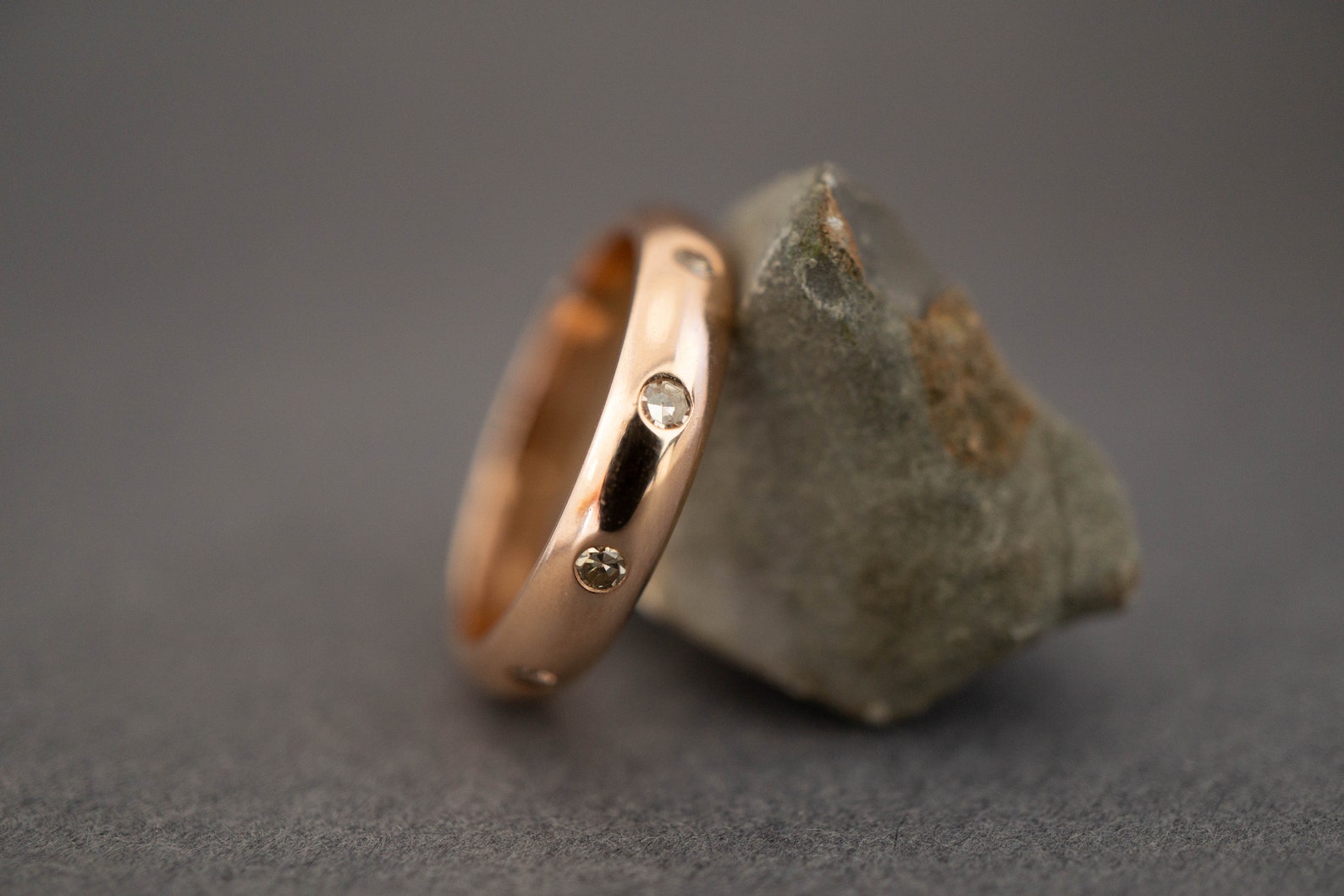 DIAMONDS & RUST Size 6.5 Ring Sale Eternity wedding band | Etsy