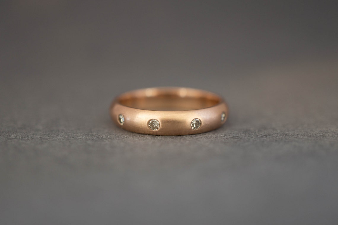 DIAMONDS & RUST Size 6.5 Ring Sale Eternity wedding band | Etsy