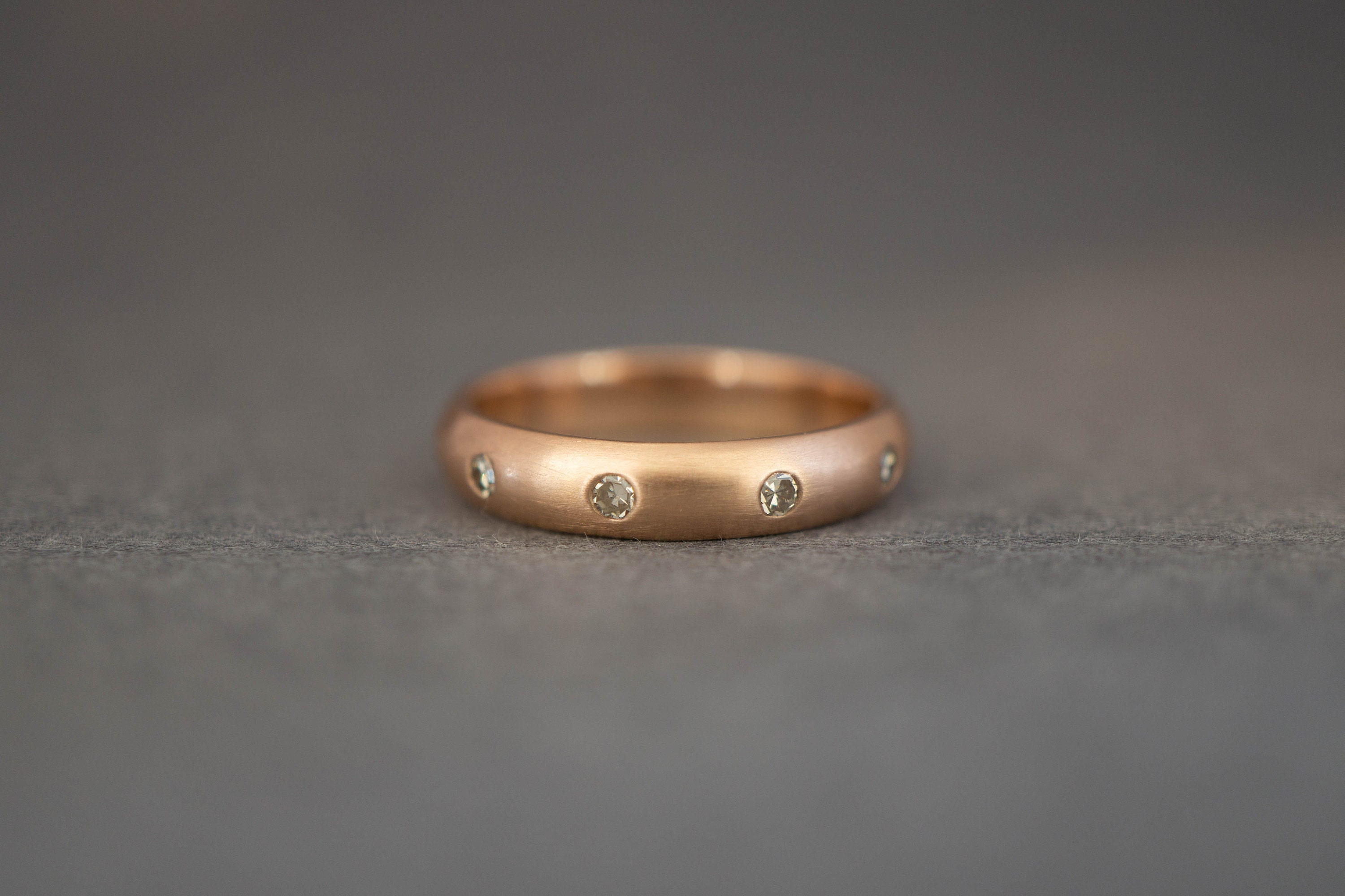 DIAMONDS & RUST Size 6.5 Ring Sale Eternity wedding band | Etsy