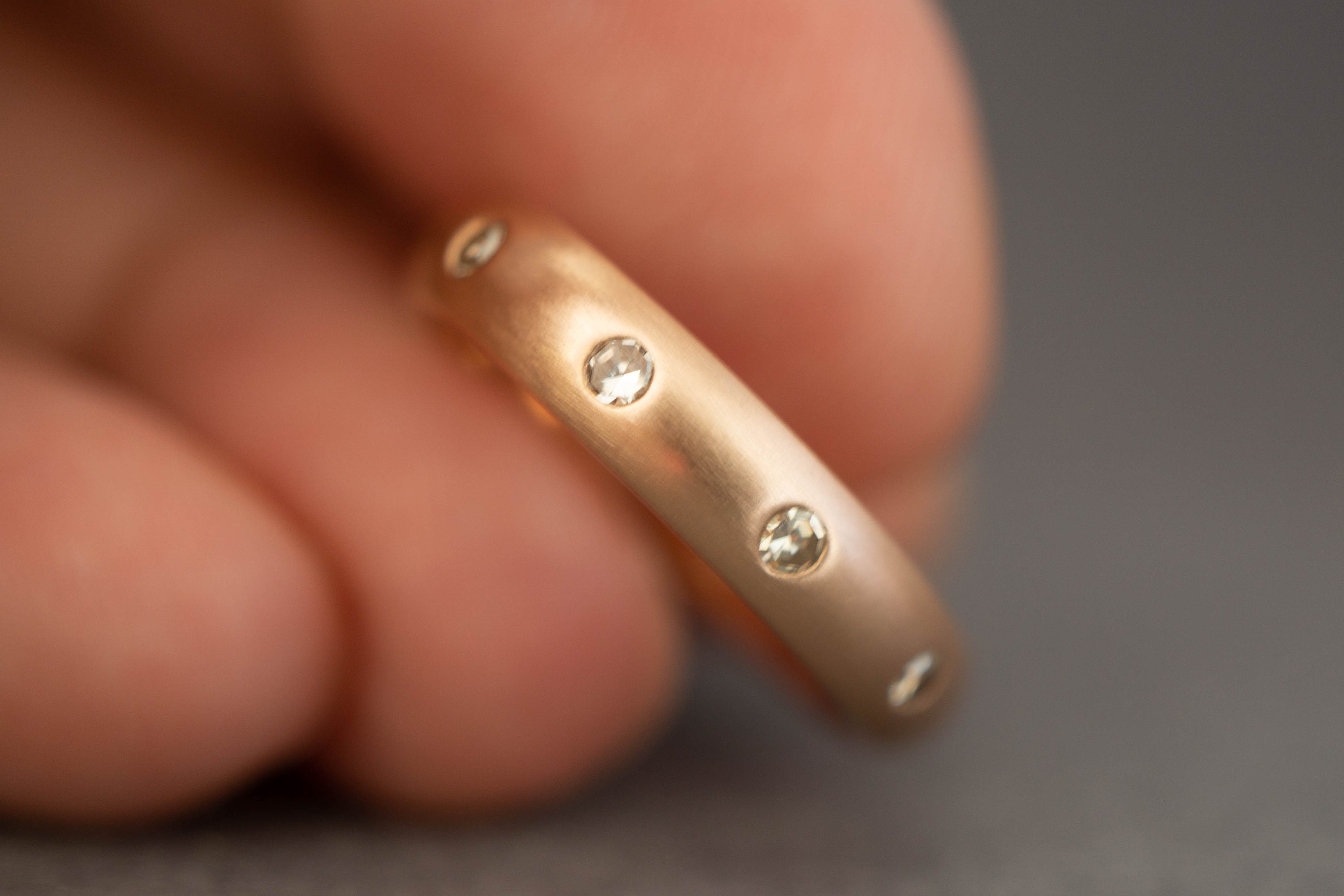 DIAMONDS & RUST Size 6.5 Ring Sale Eternity wedding band | Etsy