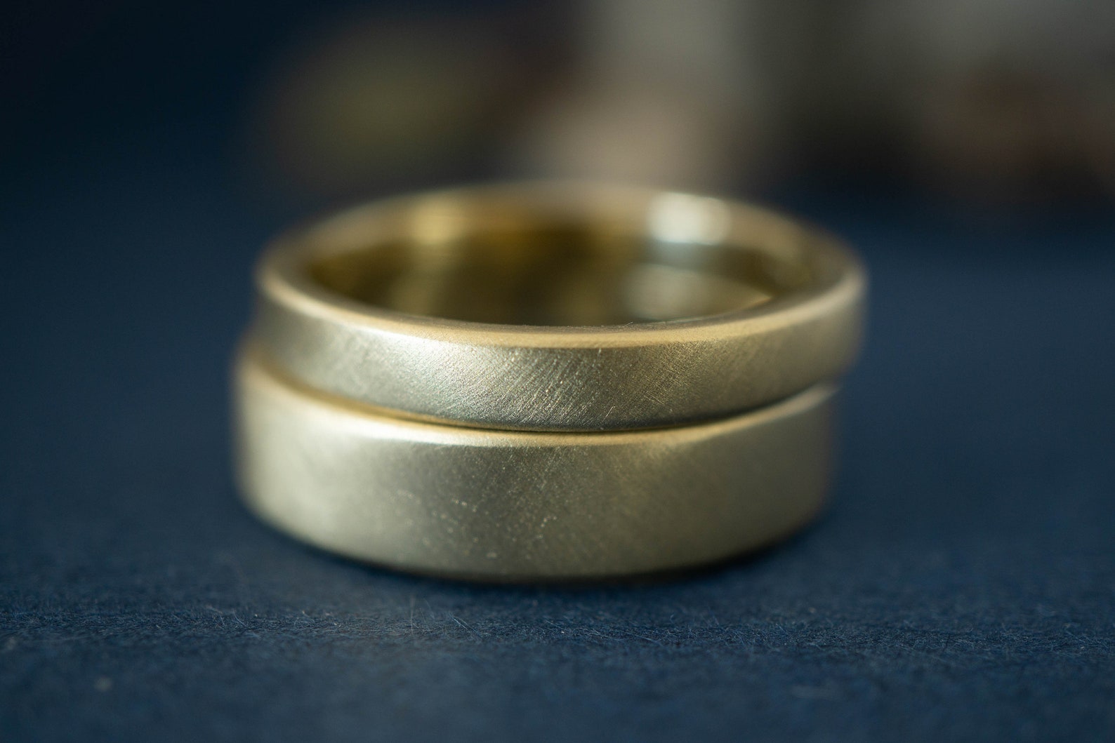 Simple wedding bands couples Unique matching wedding bands | Etsy