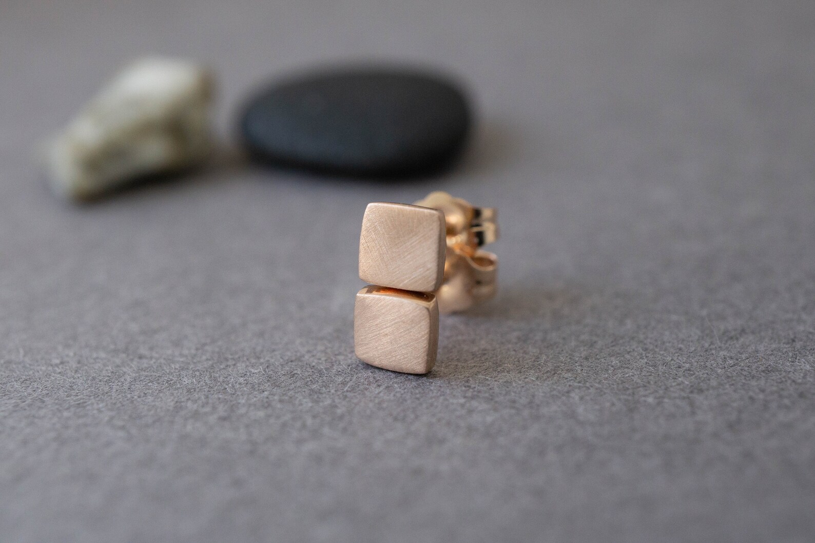 Solid Gold Earrings Studs Solid Gold Stud Earrings 14k | Etsy