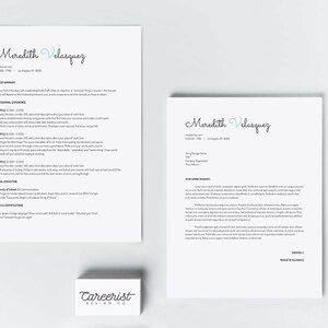 Whimsical Minimalist ATS Bot-friendly Resume Template Instant Download ...
