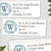 Vintage Italian Airmail Printable Return Address Labels Parchment ...