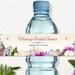 Printable Rustic Spring Flowers Water Bottle Labels for Bridal | Etsy