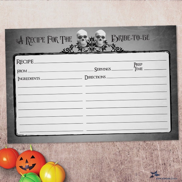 Pdf Recipe Template - Etsy