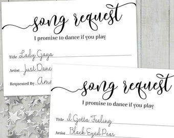Song request | Etsy