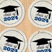 Class of 2024 Graduation Cap 1.5 Printable Images Blue, Instant ...