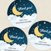 Over the Moon Printable Party Images, Baby Shower, Editable PDF Instant ...