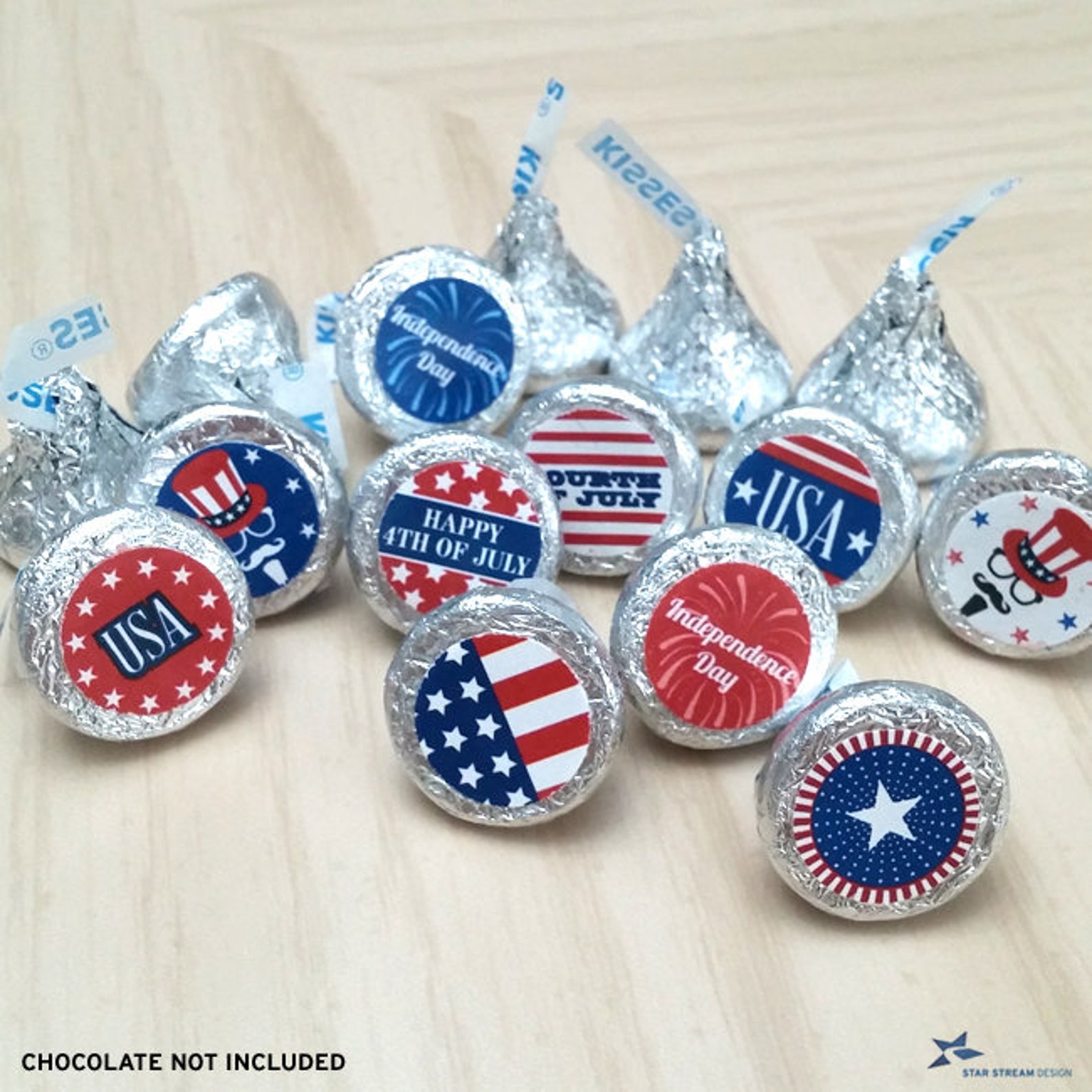 Independence Day July 4th Patriotic Symbols Printable - Etsy