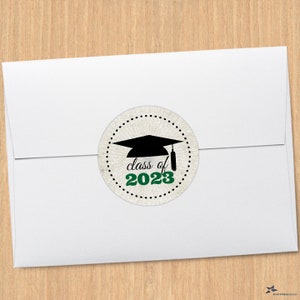 Class of 2023 Graduation Cap 1.5 Printable Images Green, Instant ...