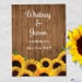Printable Rustic Sunflowers Mini Wine Bottle Labels Nine Personalized 2 ...