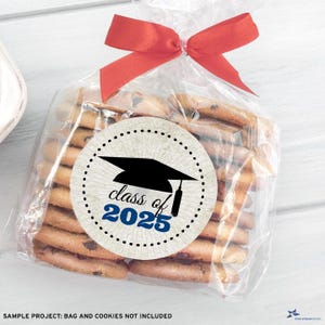 Class of 2025 Graduation Cap 1.5" Printable Images - Blue, Instant ...