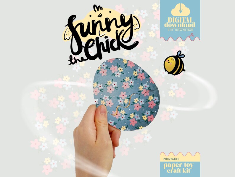 Printable Paper Chicky Doll! DIY Paper Chick - Sunny the Chick - Fun ...