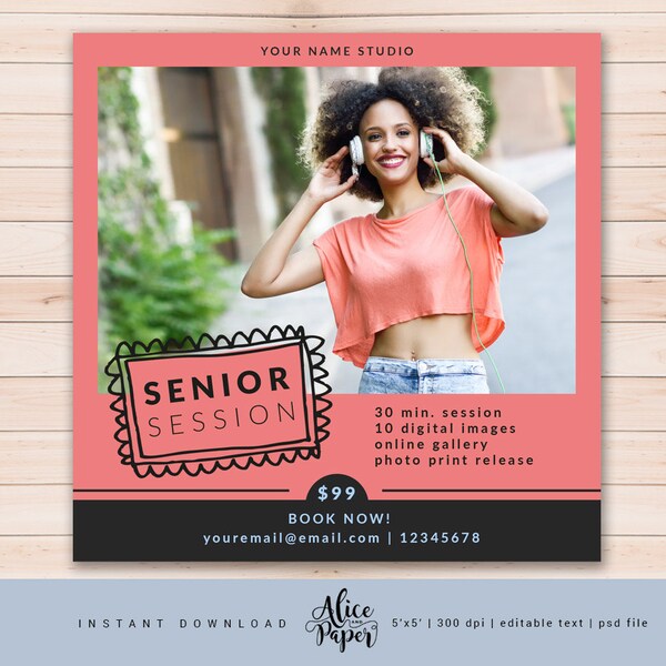 Senior Rep Template - Etsy