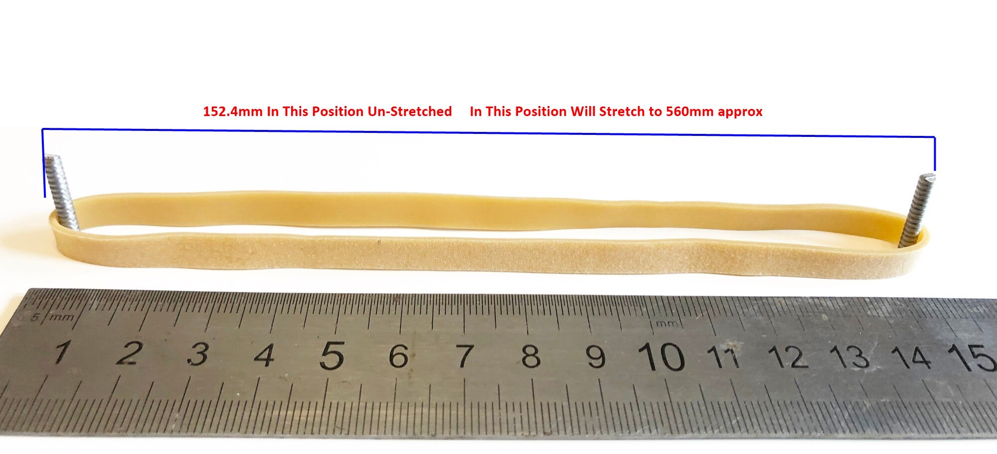 45 X Large 6 Inch X 1/4 Inch Wide Rubber Elastic Bands No.69 - Etsy UK