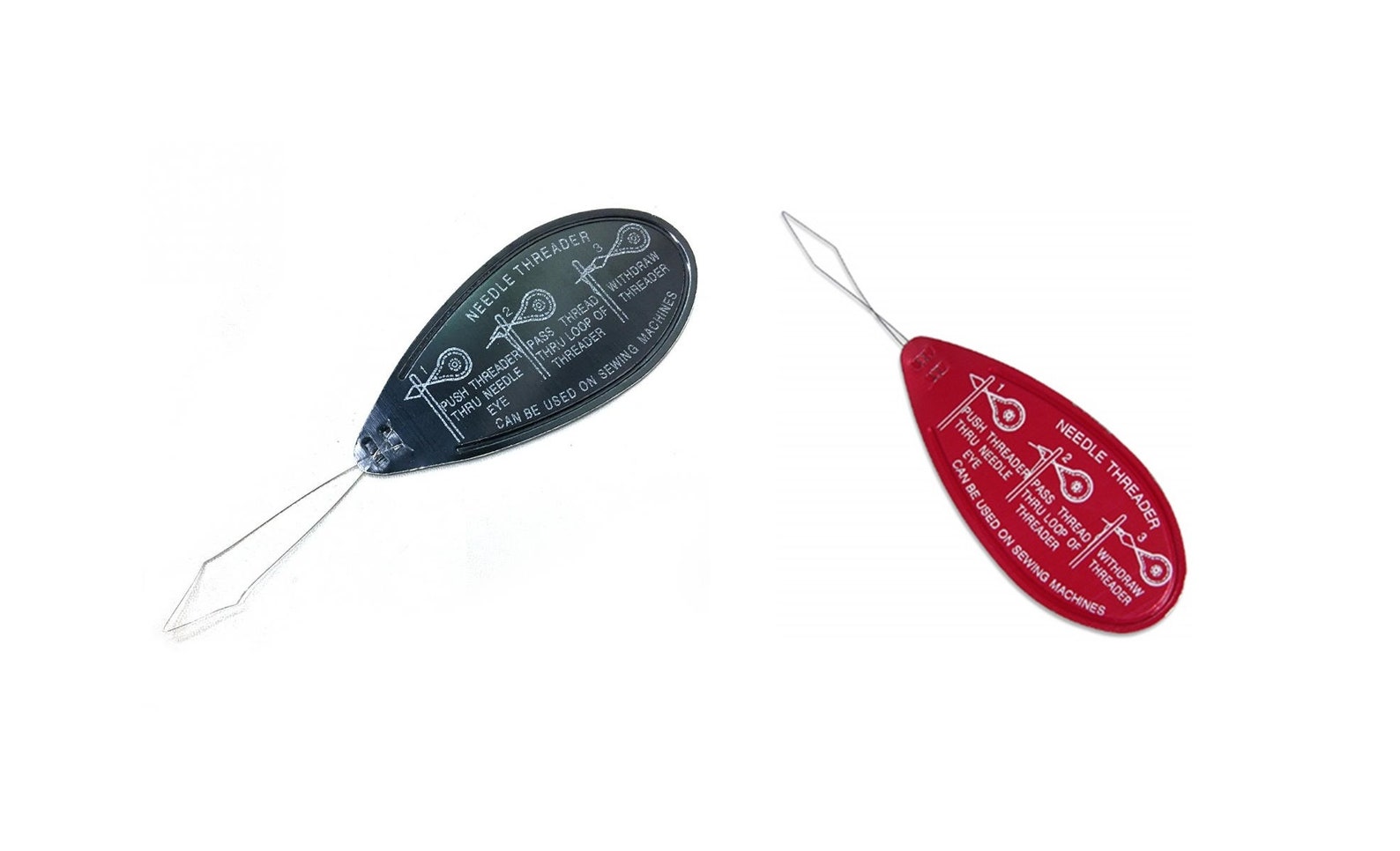 2 X Large Long Needle Threader Hand or Machine Sewing 3 - Etsy UK