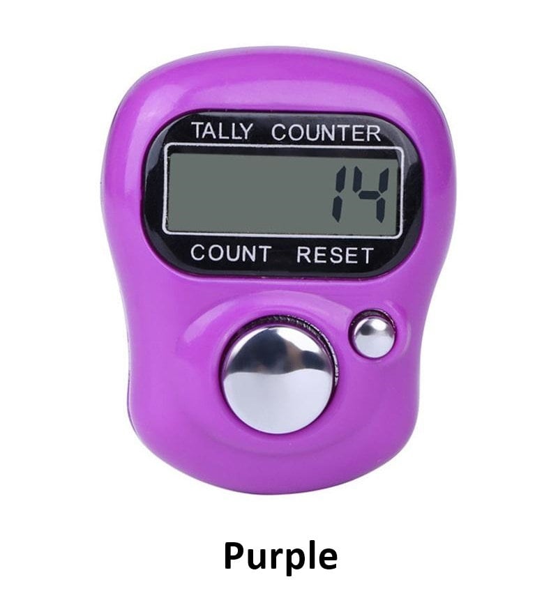 Digital LCD Knitting Row Counter Crochet Stitch Finger Tally - Etsy UK