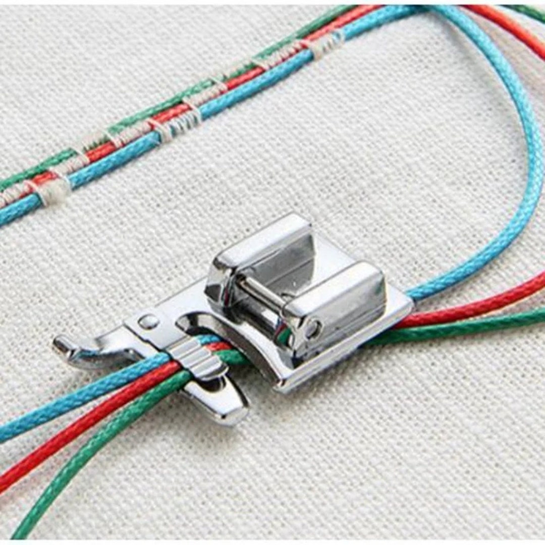 Cording Cord 3 Way Sewing Machine Presser Foot Snap On - Etsy