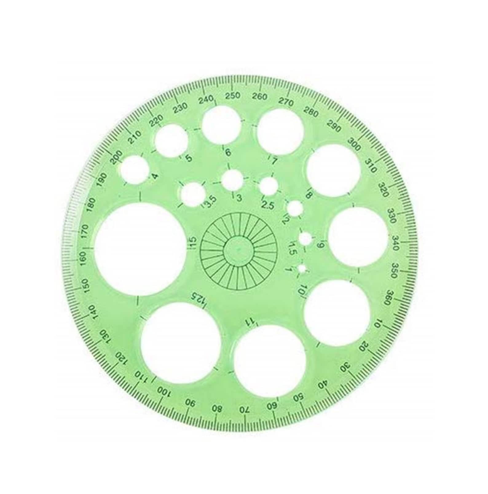Circle Ruler Round Template 360 Degree Protractor Circular - Etsy UK