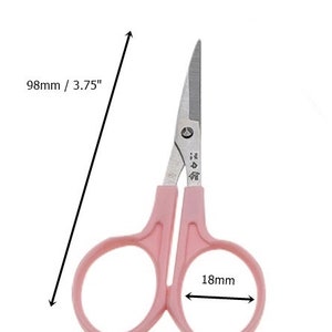2 Sizes Curved Scissors Shaped Thread Cutter Cotton Snips Curve Head ...