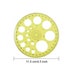 Circle Ruler Round Template 360 Degree Protractor Circular Measure ...