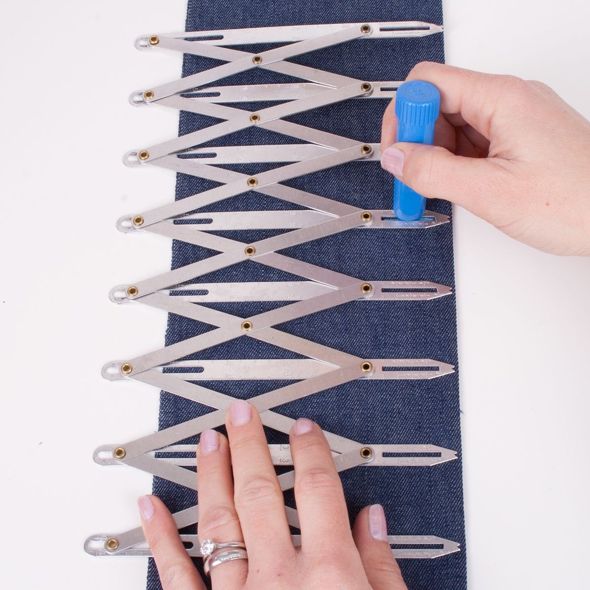 Expanding Sliding Gauge Marker Seams Button Holes Pleats Guide - Etsy
