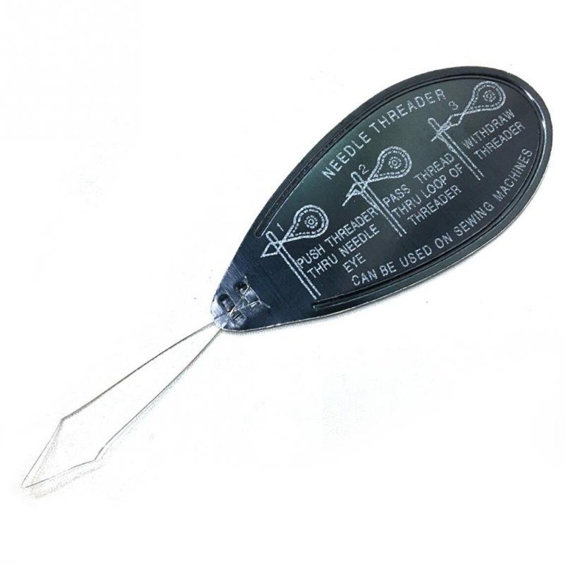 2 X Large Long Needle Threader Hand or Machine Sewing 3 - Etsy UK