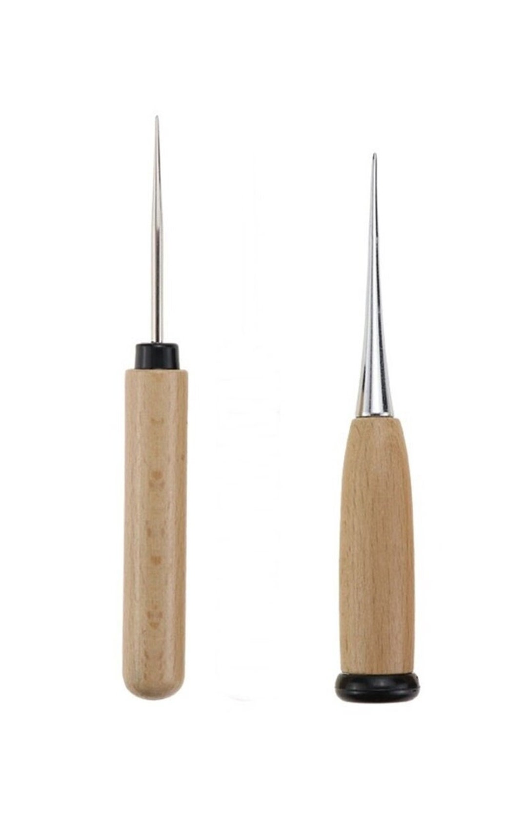 2 X Awl Set Tool Leather Punch Hole Maker Paper Card Plastic Wooden ...