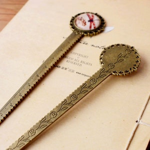 Bookmark Ruler Antique Bronze Metal Vintage 13cm Dragonfly - Etsy