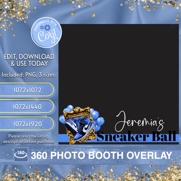 Royal Blue 360 Overlay Template - Etsy
