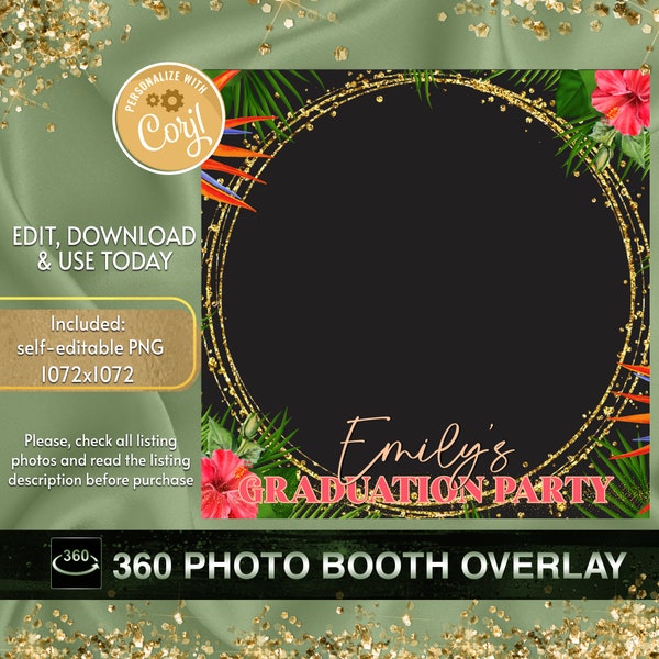 Tropical Photo Booth - Etsy