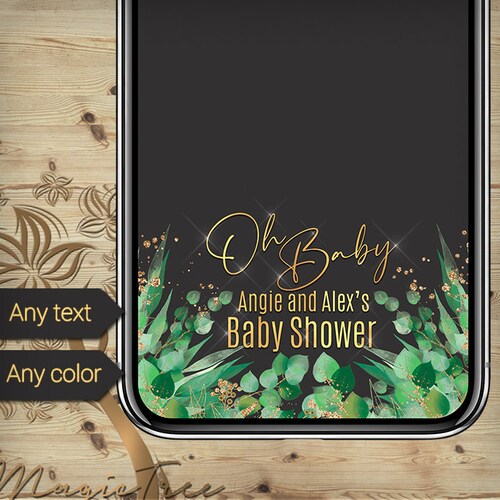 Safari Filter Baby Shower Filter Zoo Animals Snapchat | Etsy