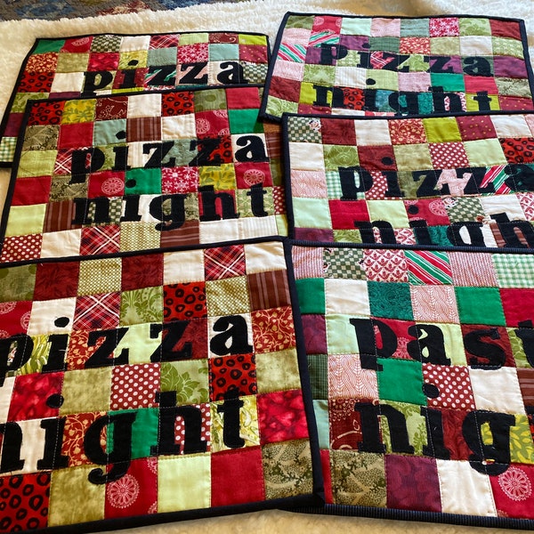 Pizza Placemats - Etsy
